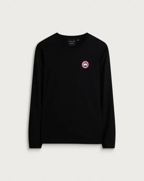 Canada Goose Vantage Long Sleeve T Shirt In | Size: | 100% Cotton | End Clothing - Dark Navy