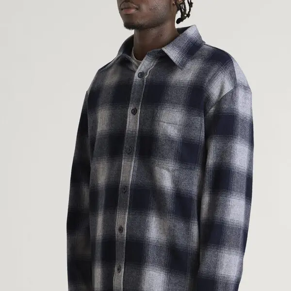 A.p.c. Malaury Check Wool Overshirt