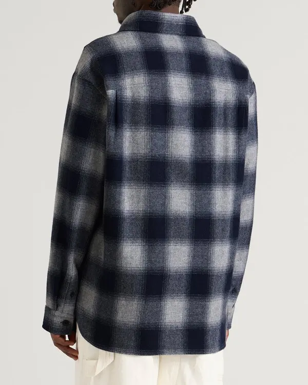 A.p.c. Malaury Check Wool Overshirt In | Size: | Wool/polyamide | End Clothing