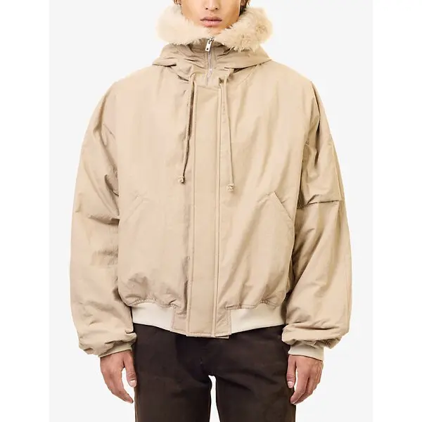 ALEXANDER DIGENOVA Helicopter Wool-trim Cotton Jacket