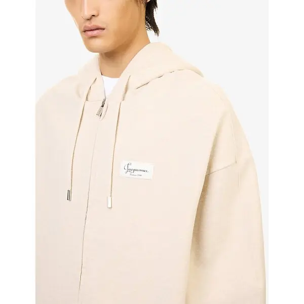Jacquemus Brand-patch Relaxed-fit Cotton Hoodie