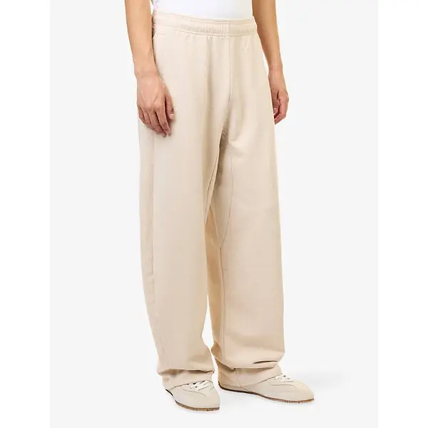 Jacquemus Le Jogging Montaigne Cotton Jogging Bottoms - Beige