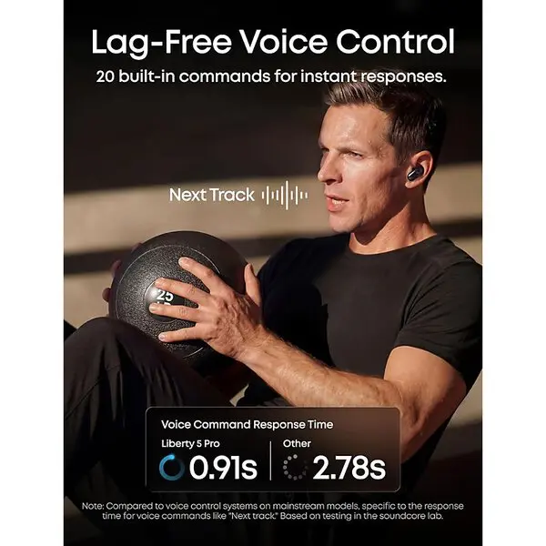 SOUNDCORE Liberty 5 Pro True Wireless Earbuds - Black