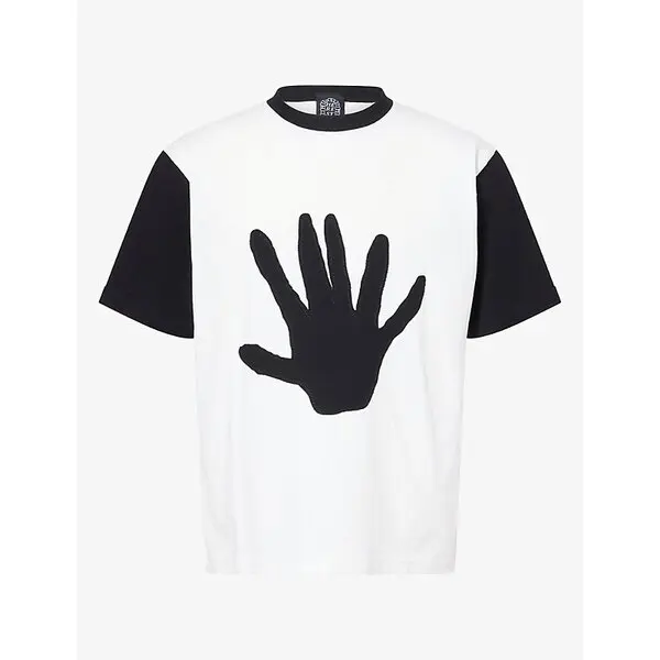 HERESY Hand-embroidered Cotton T-shirt