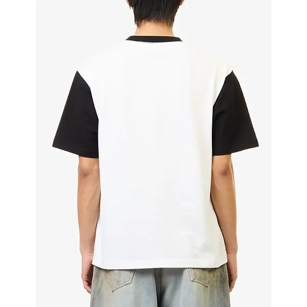 HERESY Hand-embroidered Cotton T-shirt