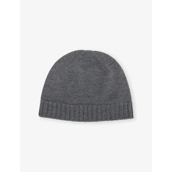Bottega Veneta Brand-embroidered Wool Beanie