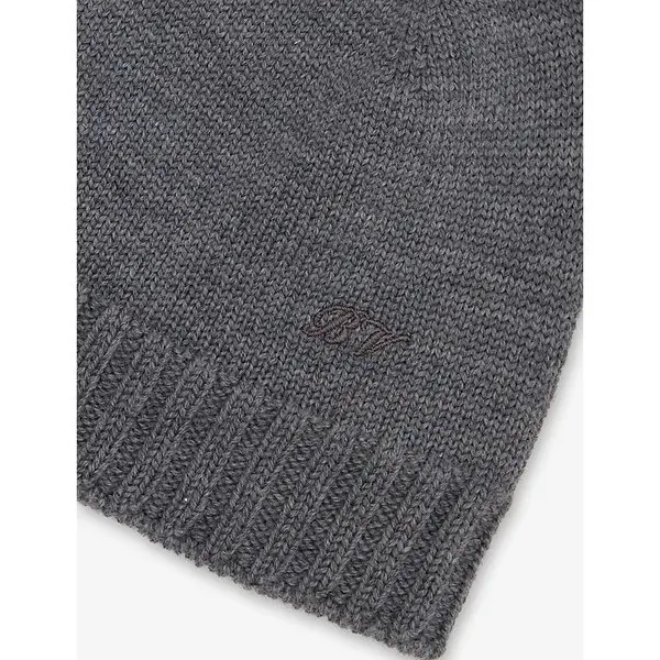 Bottega Veneta Brand-embroidered Wool Beanie
