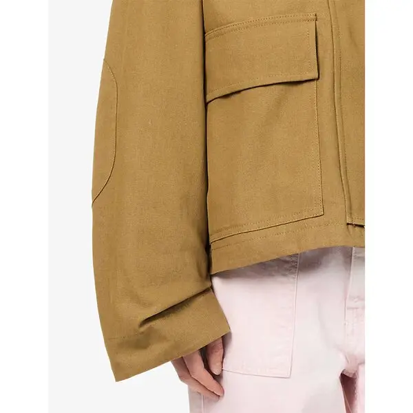 GANNI Canvas Short Barn Cotton Jacket