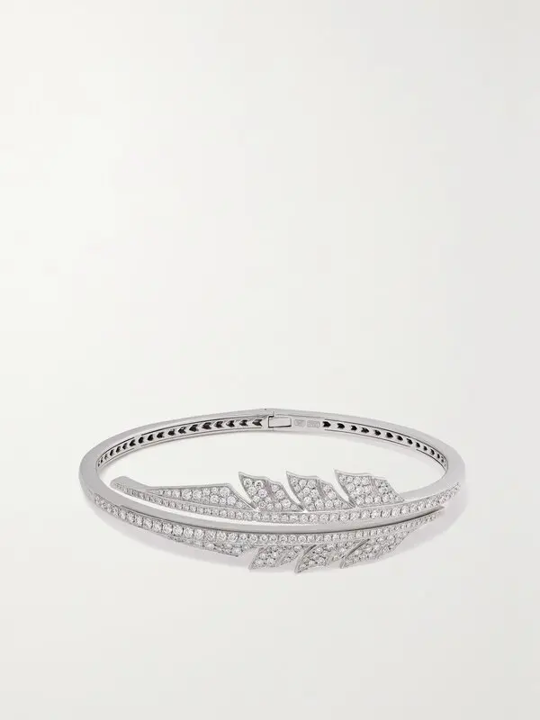 Stephen Webster Net Sustain 18-karat Recycled White Diamond Bracelet - Gold