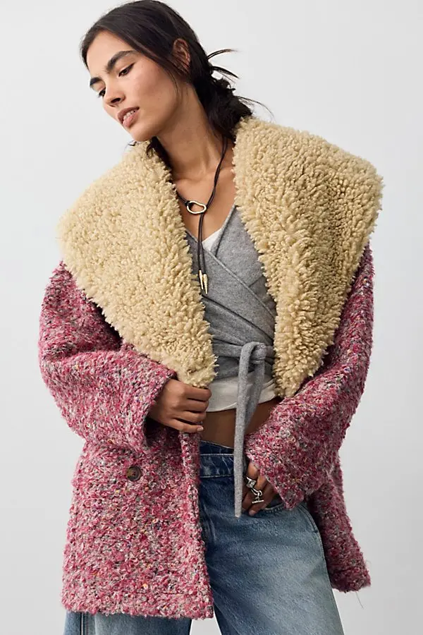 We The Free Confetti Cozy Coat Jacket At