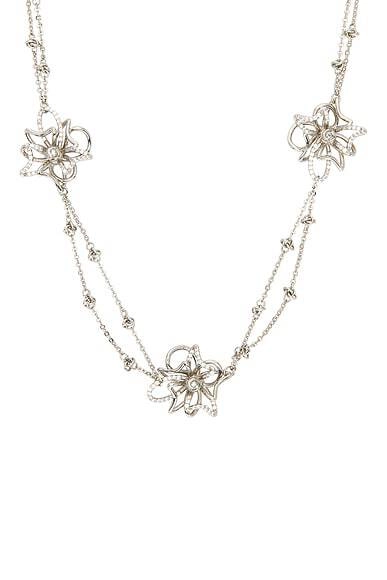 We11Done Crystal Twisted Wire Necklace