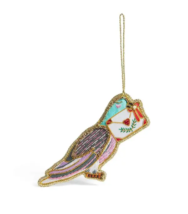 Tinker Tailor Pigeon And Love Letter Tree Decoration - Pink