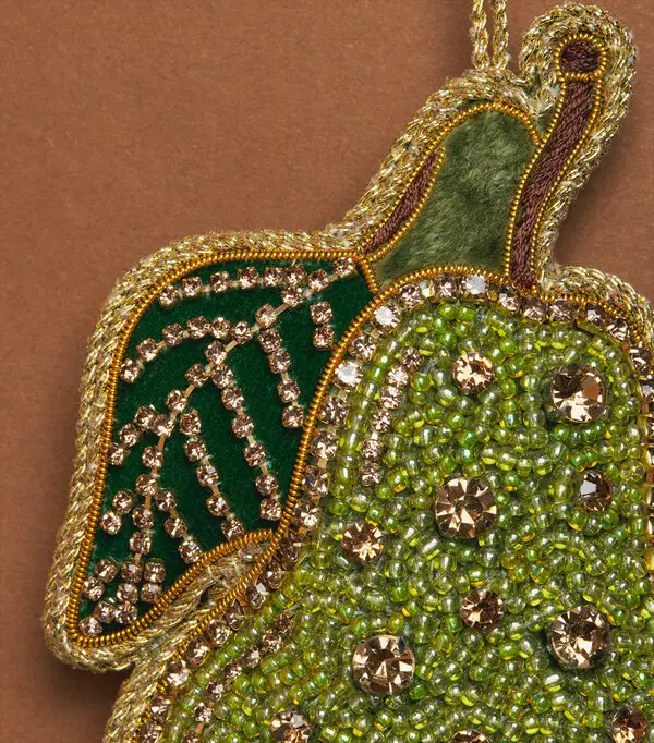 Tinker Tailor Beaded Pear Tree Decoration