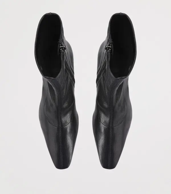 Staud Leather Wally Sock Ankle Boots
