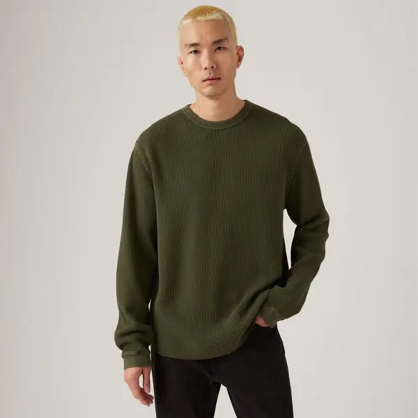LEVI'S Long Sleeve Relaxed Thermal Tee