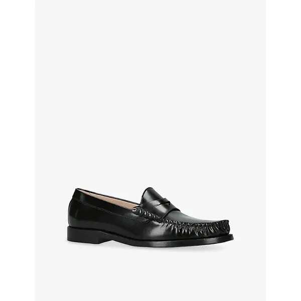 STUART WEITZMAN Lottie Patent-leather Loafers
