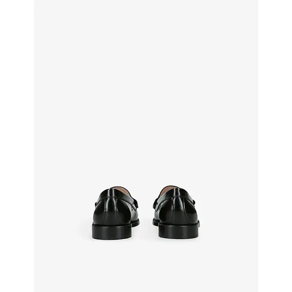 STUART WEITZMAN Lottie Patent-leather Loafers