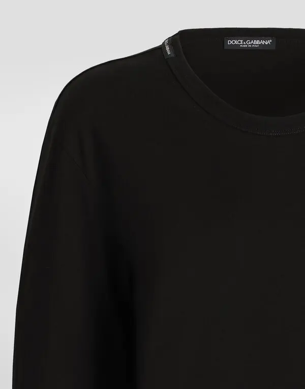 Dolce & Gabbana Jersey T-shirt Collection Black Cotton