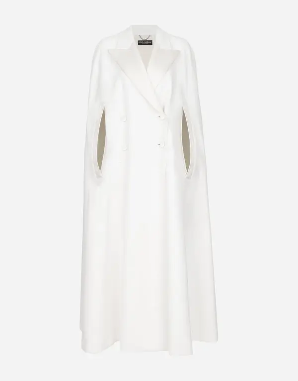 Dolce & Gabbana Double-breasted Wool Cape Coats And Jackets Wool