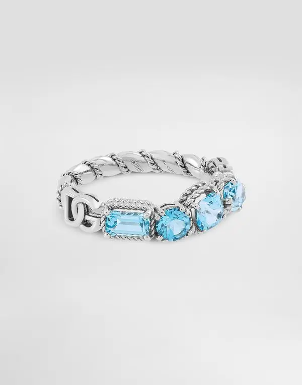 Dolce & Gabbana Rainbow Monocolore Ring Rings White Gold
