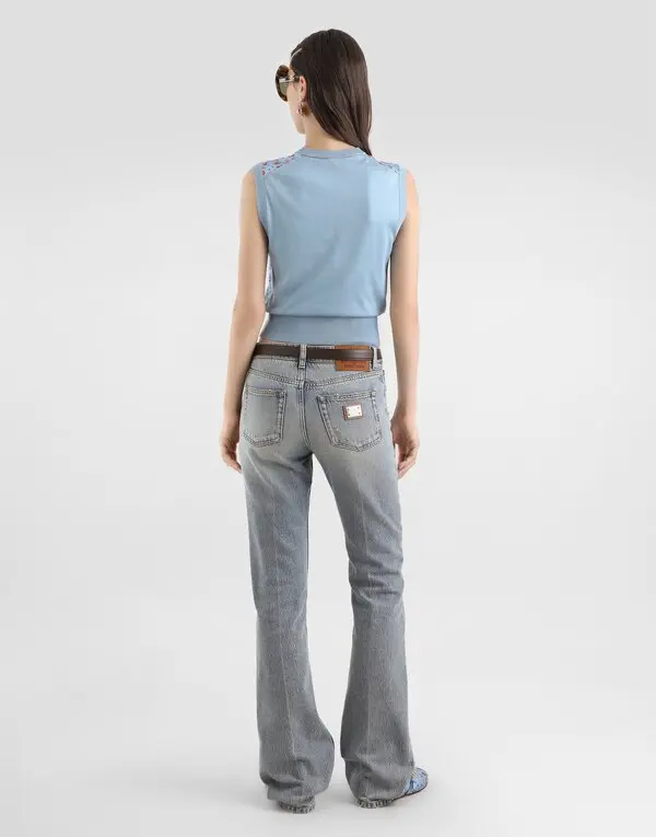 Dolce & Gabbana 5-pocket Denim Trousers Denim And Jeans Multi-colored