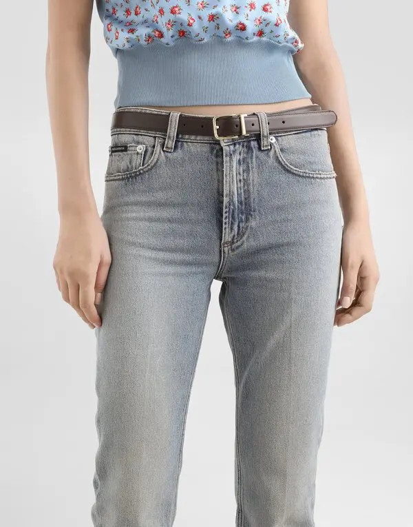 Dolce & Gabbana 5-pocket Denim Trousers Denim And Jeans Multi-colored