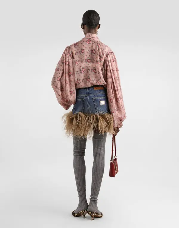 Dolce & Gabbana Denim Skirt Denim And Jeans Multi-colored