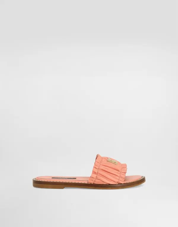 Dolce & Gabbana Ciabatta Flat Shoes Leather - Pink