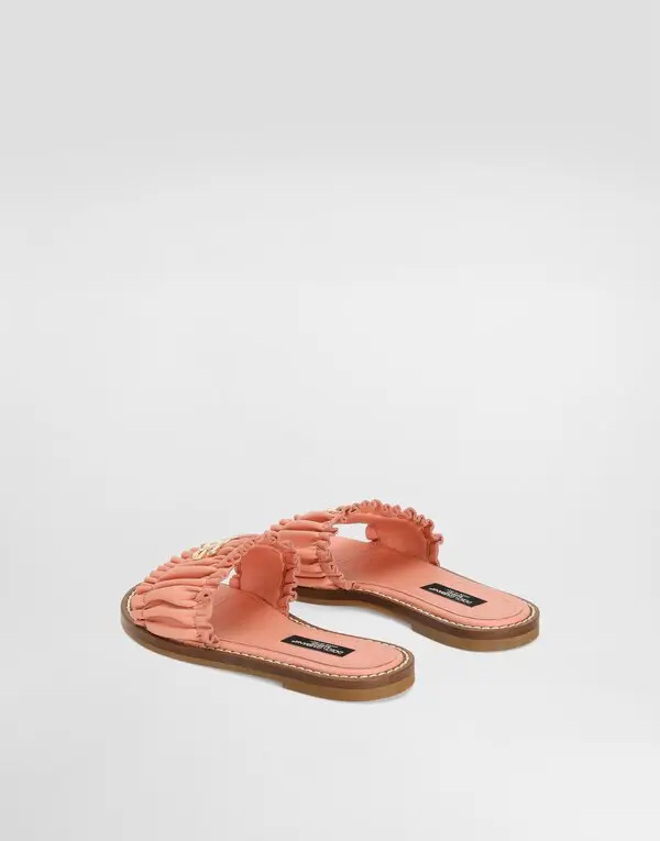 Dolce & Gabbana Ciabatta Flat Shoes Leather - Pink