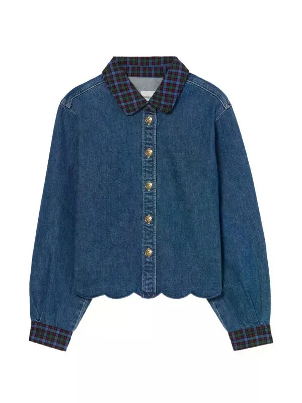 Claudie Pierlot Cotton Denim Shirt