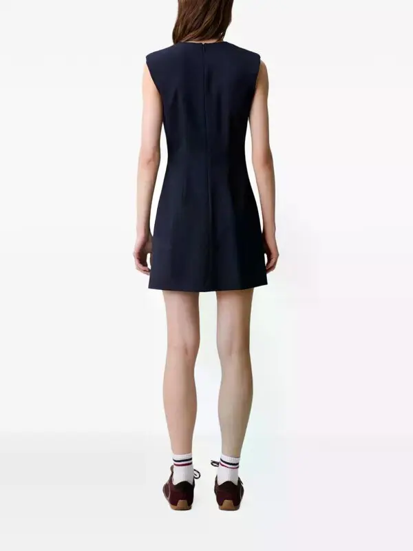 Claudie Pierlot Pleated Button-detail Dress