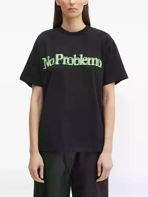 NO PROBLEMO Embroidered T-shirt