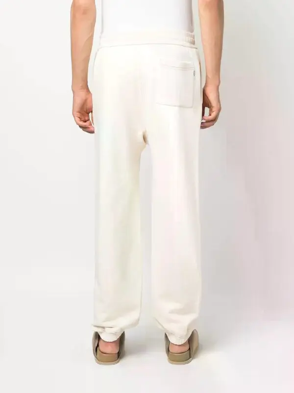 JIL SANDER Drawstring-waistband Cotton Trousers - Neutrals