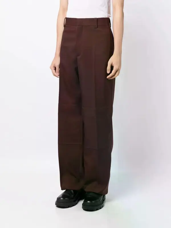 JIL SANDER Pressed-crease Tailored Trousers