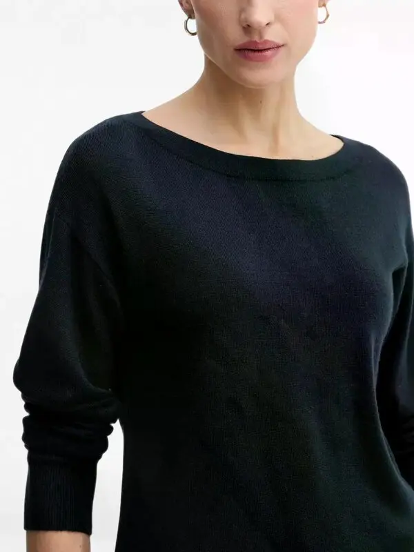 Sisley Boat Neck Long-sleeve Jumper