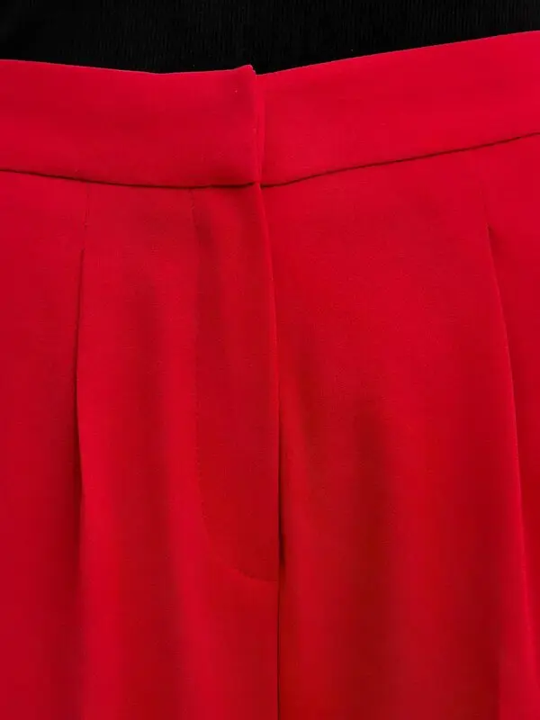 MORGAN Pleated Wide-leg Trousers