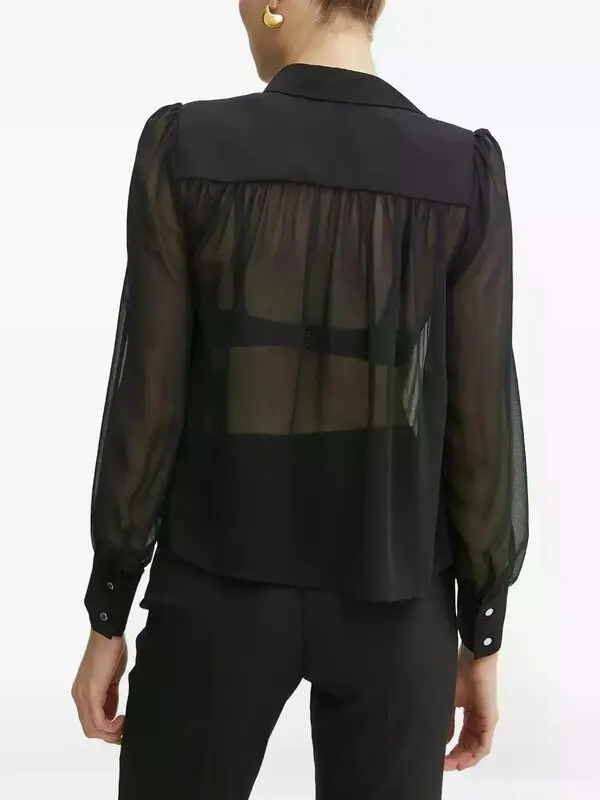MORGAN Pleated-detail Shirt