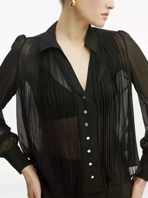 MORGAN Pleated-detail Shirt