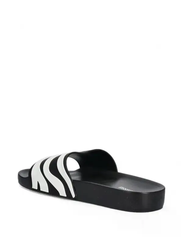 Melissa Zebra-print Slides