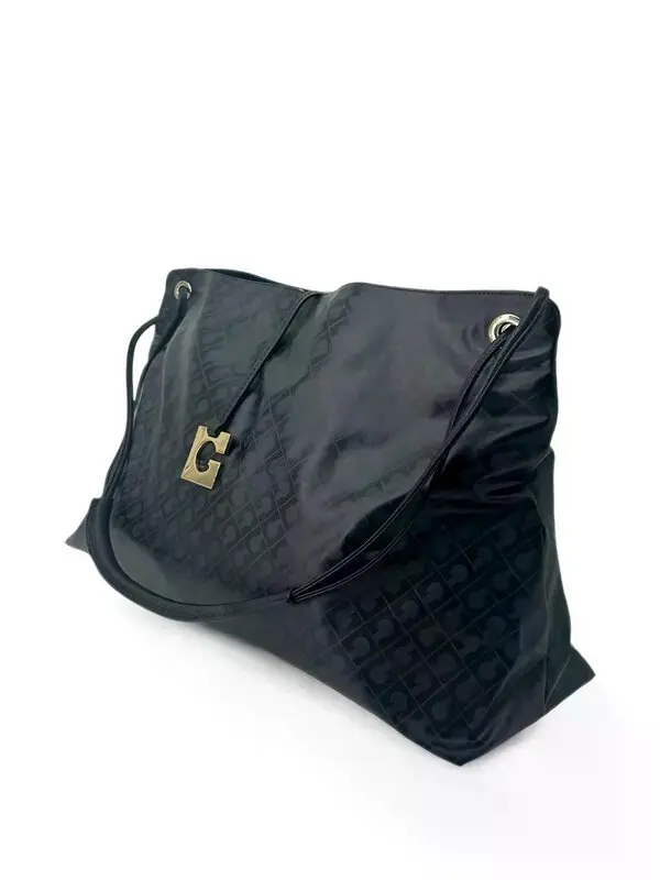 GHERARDINI Monogram-print Logo-plaque Shoulder Bag