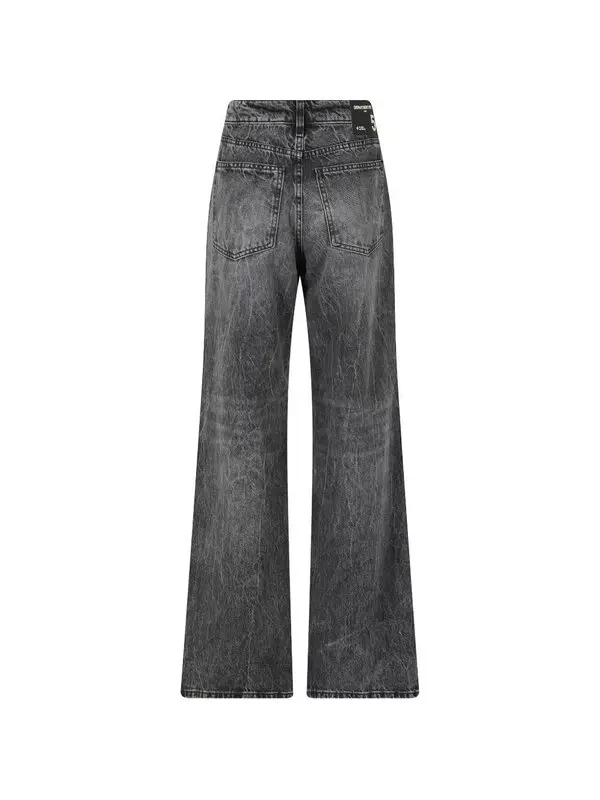 DEPARTMENT 5 Logo-patch Wide-leg Jeans