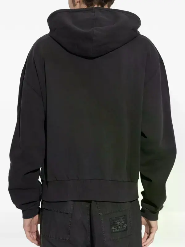 UMBRO Logo-embroidered Zip-up Hoodie