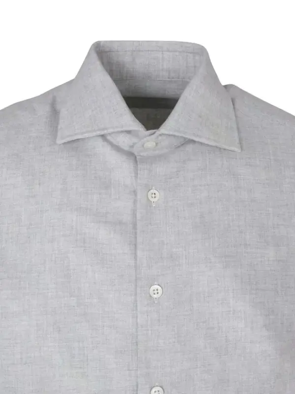 TOMBOLINI Spread-collar Long-sleeve Shirt