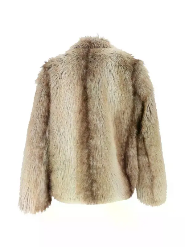 BULLY Faux-fur Buckled-collar Jacket
