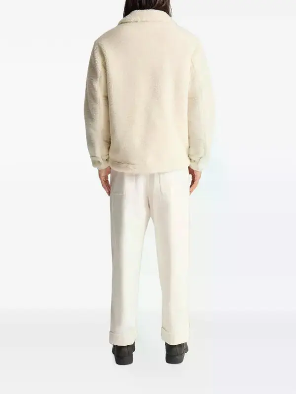 Fusalp Elstran Jacket In Faux-fur White