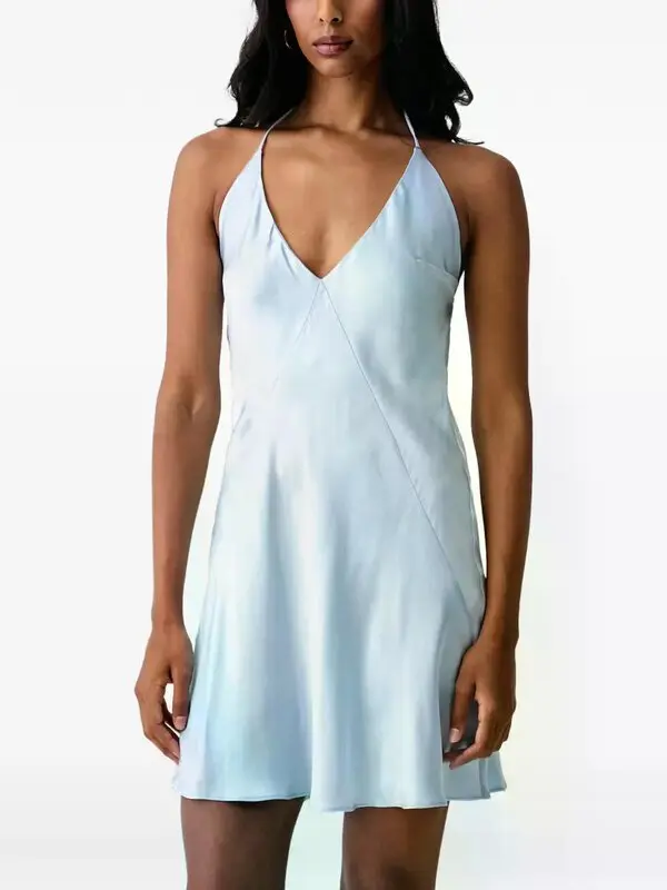 Bardot Halterneck Backless Dress