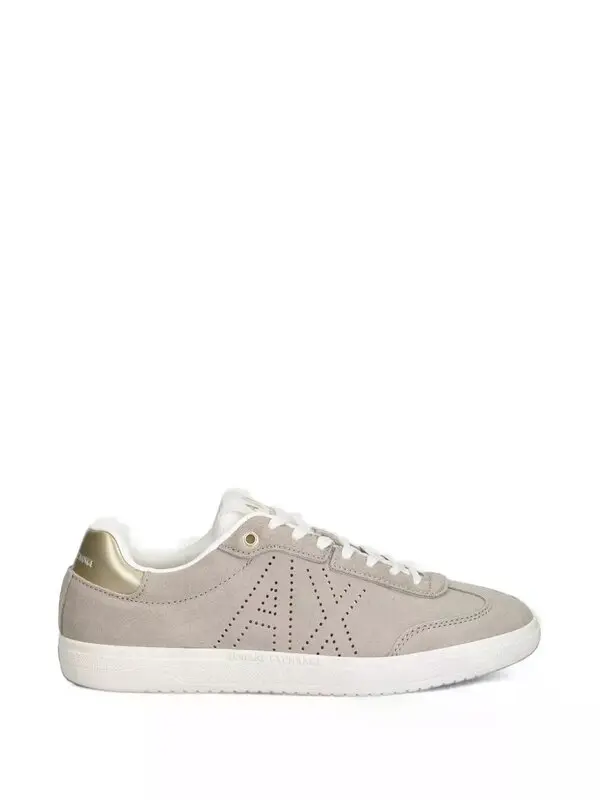 Armani Exchange Perforated Logo Sneakers
