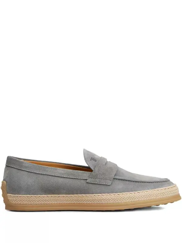 TOD'S Suede Penny Loafers