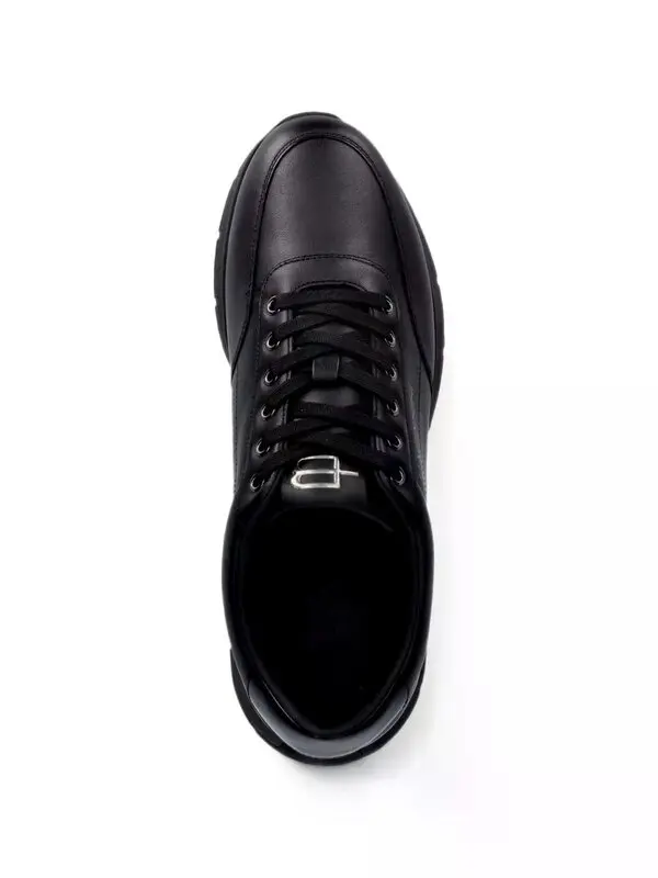 BALDININI Logo-print Leather Sneakers