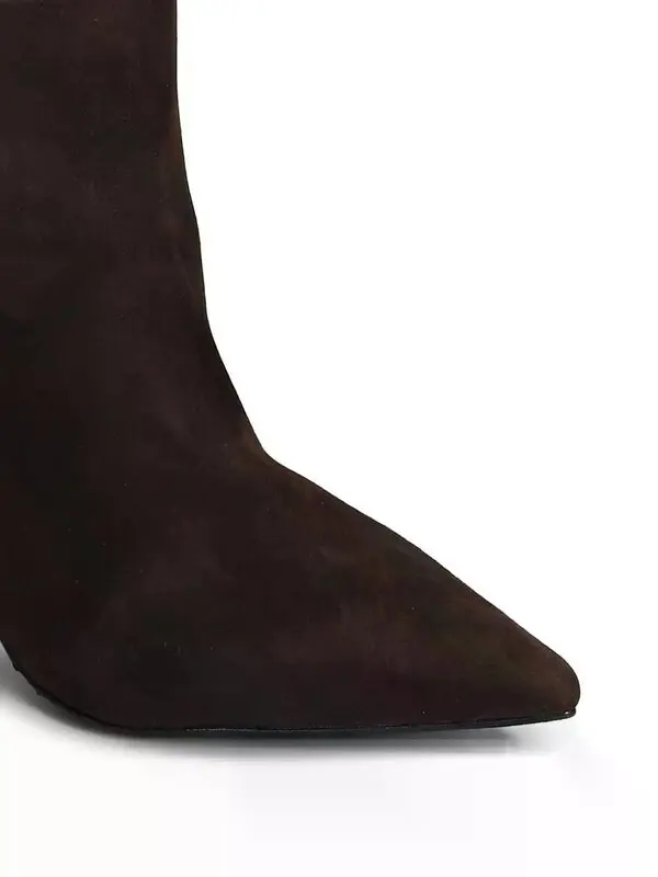 BIANCADI Suede Pointed-toe Boots